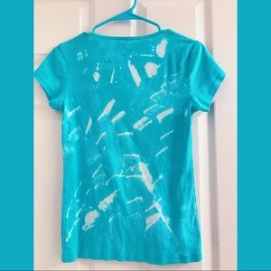 Tops | Tie Dye Tiffany Blue Tshirt | Poshmark